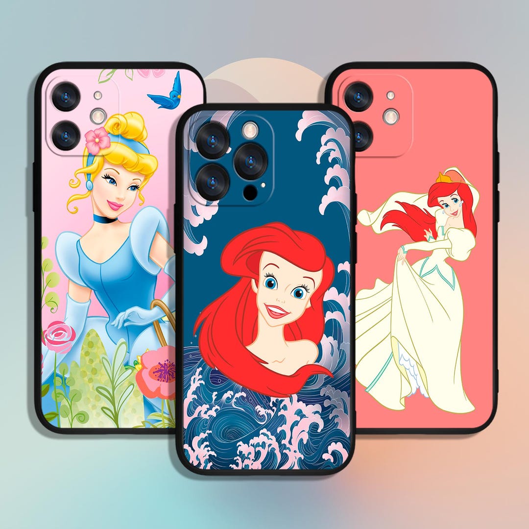 The Little Mermaid Art Phone Case for iPhone 11 12 13 14 15 16 XS XR ...