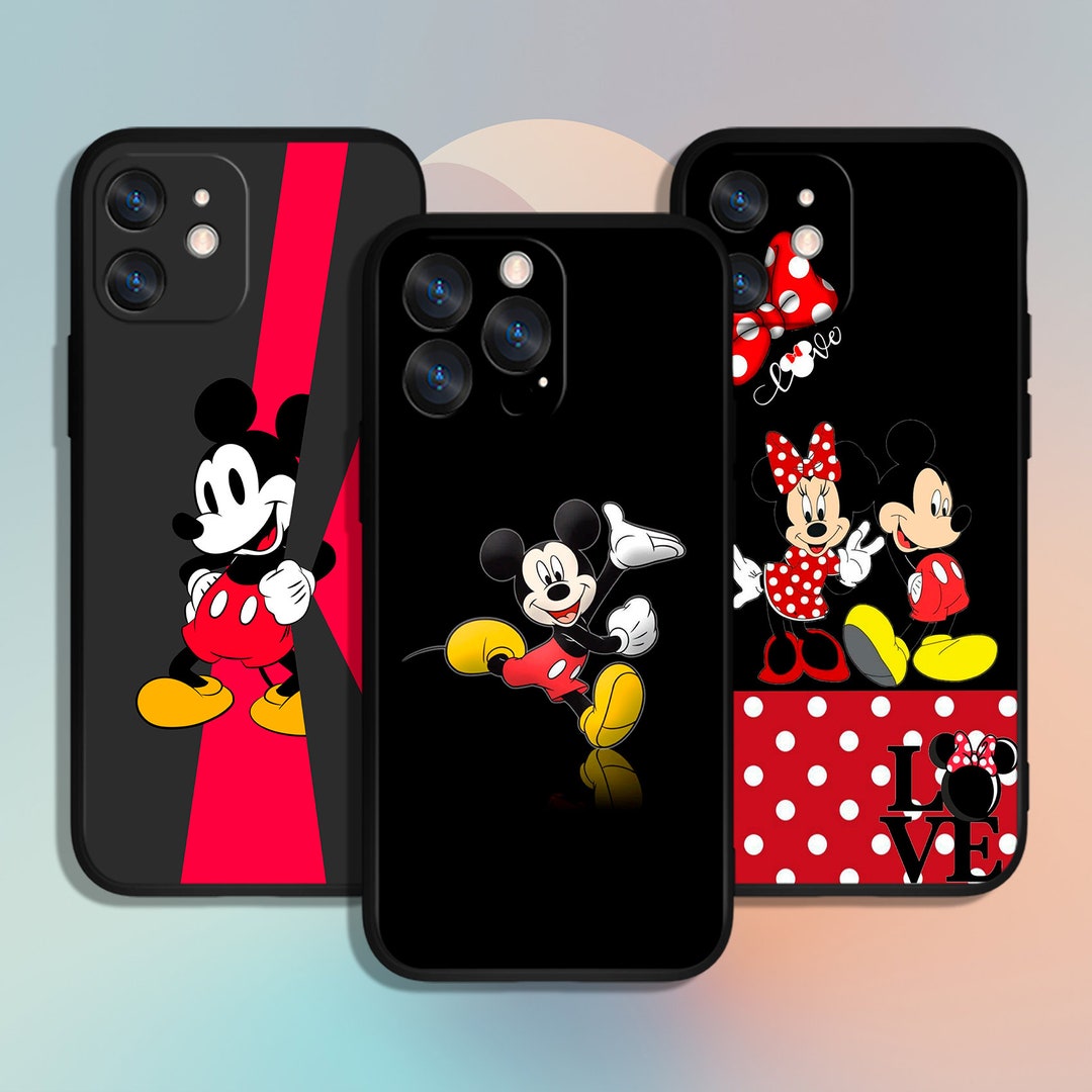 Mickey Minnie Cartoon Phone Case for iPhone 11 12 13 14 15 XS XR Pro ...
