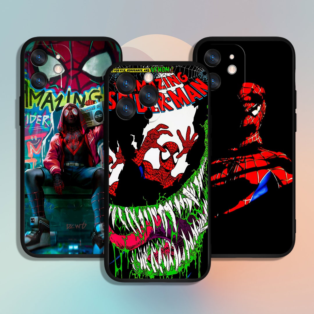 Avengers Cartoon Hero Art Phone Case for iPhone 11 12 13 14 15 XS XR ...