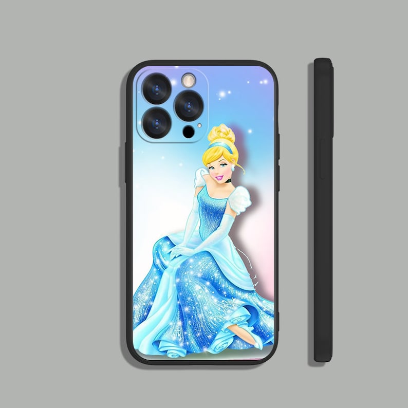 Princess Cinderella Art Phone Case for iPhone 11 12 13 14 15 XS XR Pro ...
