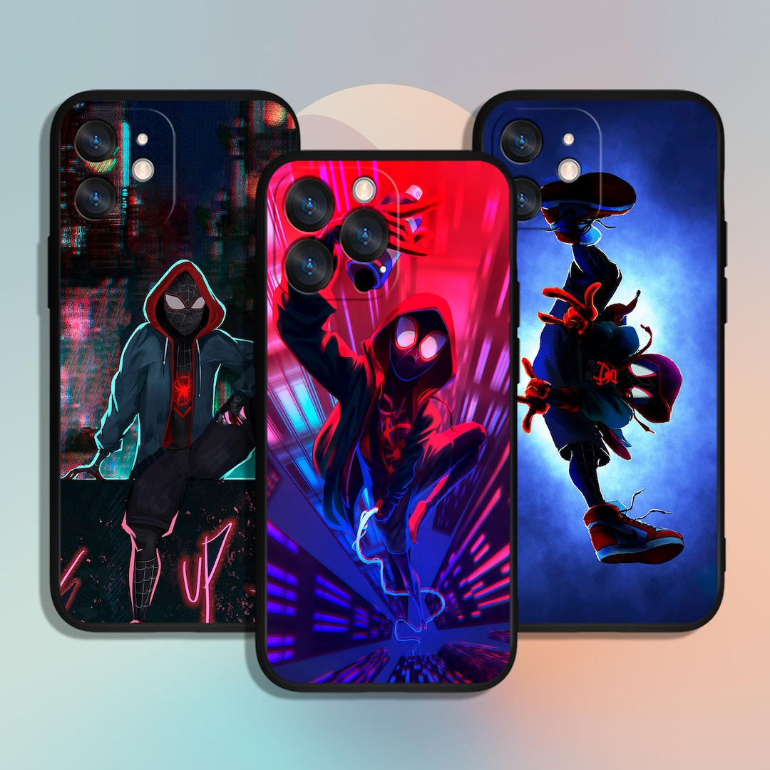 Spider Man Cartoon Art Phone Case for iPhone 11 12 13 14 15 XS XR Pro ...