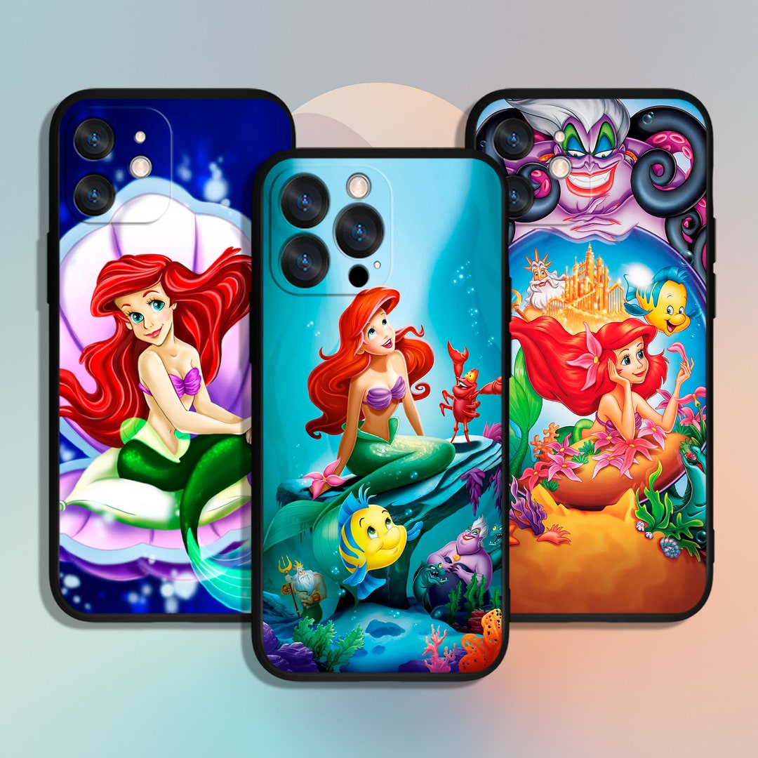 The Little Mermaid Art Phone Case for iPhone 11 12 13 14 15 XS XR Pro ...