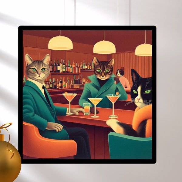 Christmas Cocktail Print - Etsy