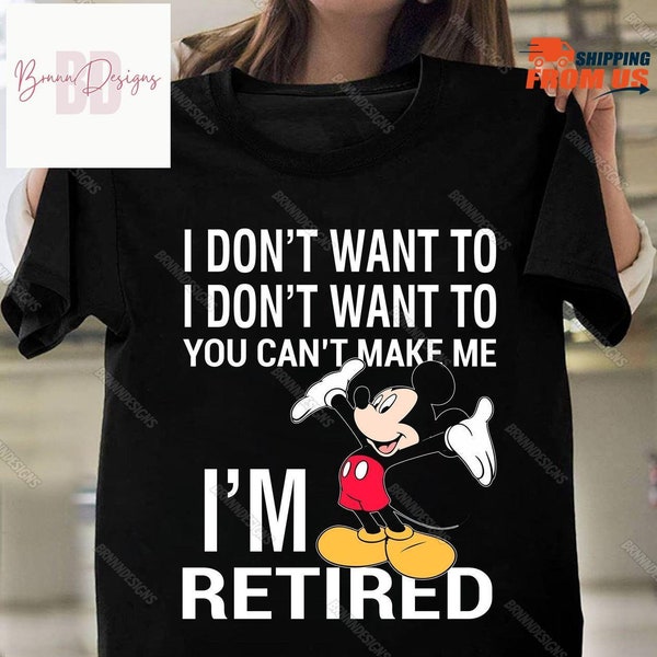 Mickey Mouse Retirement 2024 - Etsy