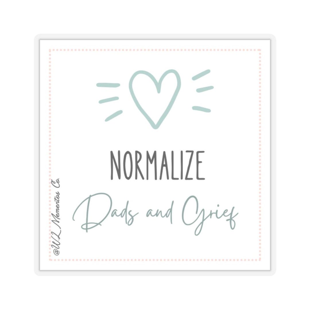 Dad's and Grief Kiss-cut Stickers, Father's Day Gift, Memory ...
