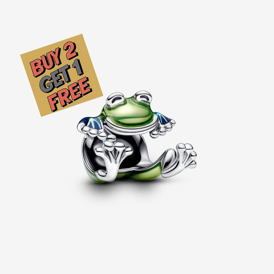 Climbing Frog Charm, Charms for Bracelet, Girl Minimalist Dangle Charm ...
