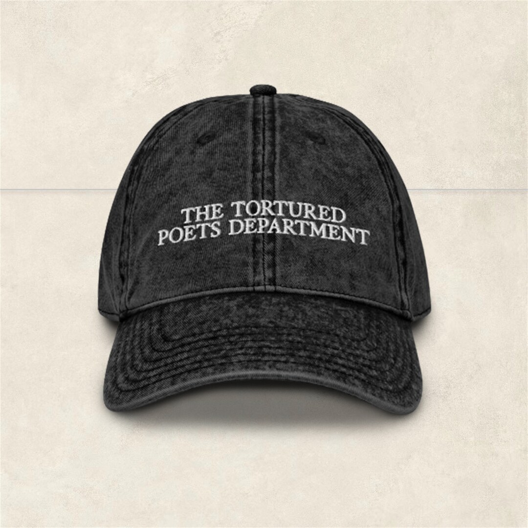 The Tortured Poets Department Embroldered Vintage Dad Hat, Tswift New ...