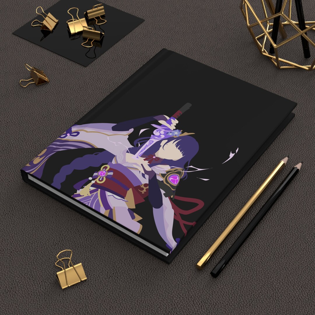 Raiden Shogun Hardcover Journal, Genshin Impact Journal, Raiden Shogun ...