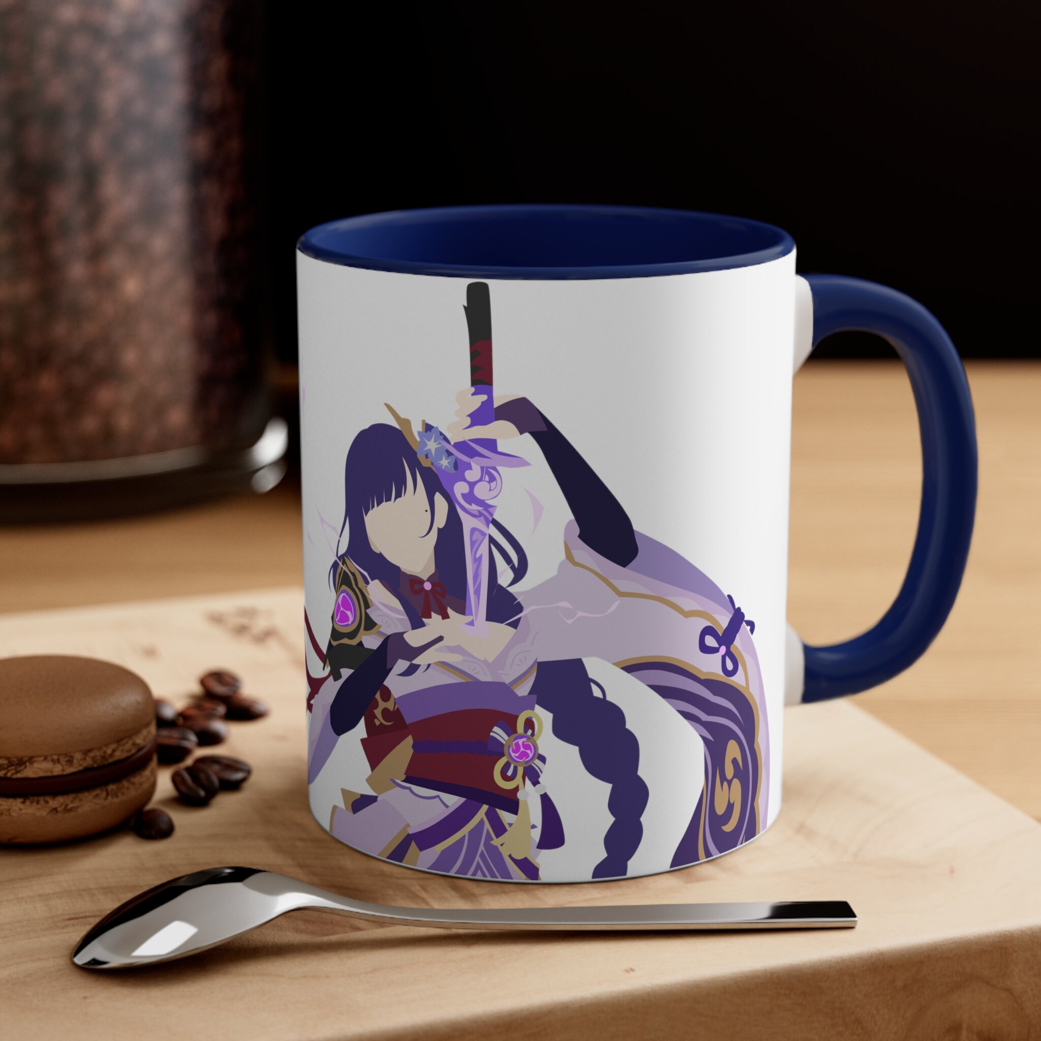Raiden Shogun Genshin Mug, Raiden Genshin Impact Mug Cup, Anime Mug ...
