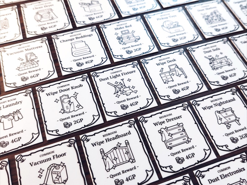 ADHD Chore Chart for Kids Deluxe Pack: A Dnd-inspired and A Fun Way to ...