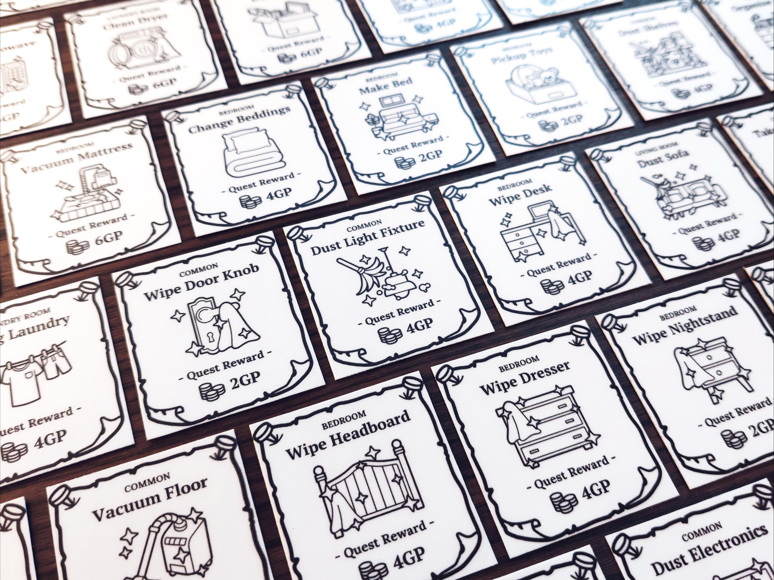 ADHD Chore Chart for Kids Deluxe Pack: A Dnd-inspired and A Fun Way to ...