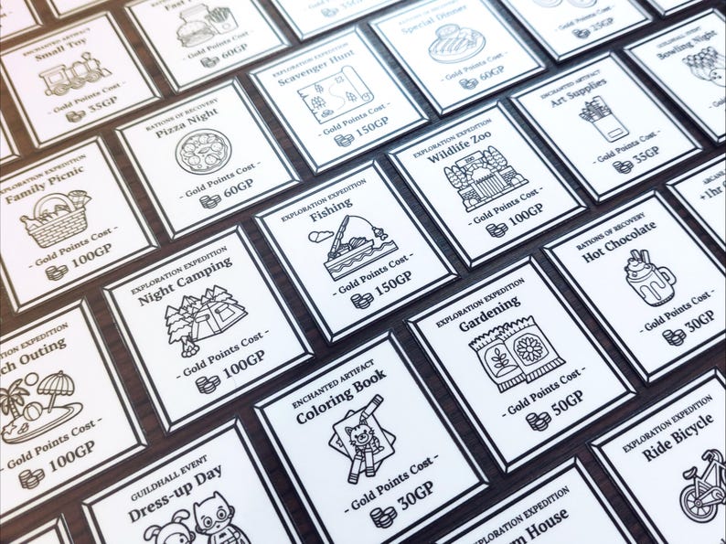 ADHD Chore Chart for Kids Deluxe Pack: A Dnd-inspired and A Fun Way to ...