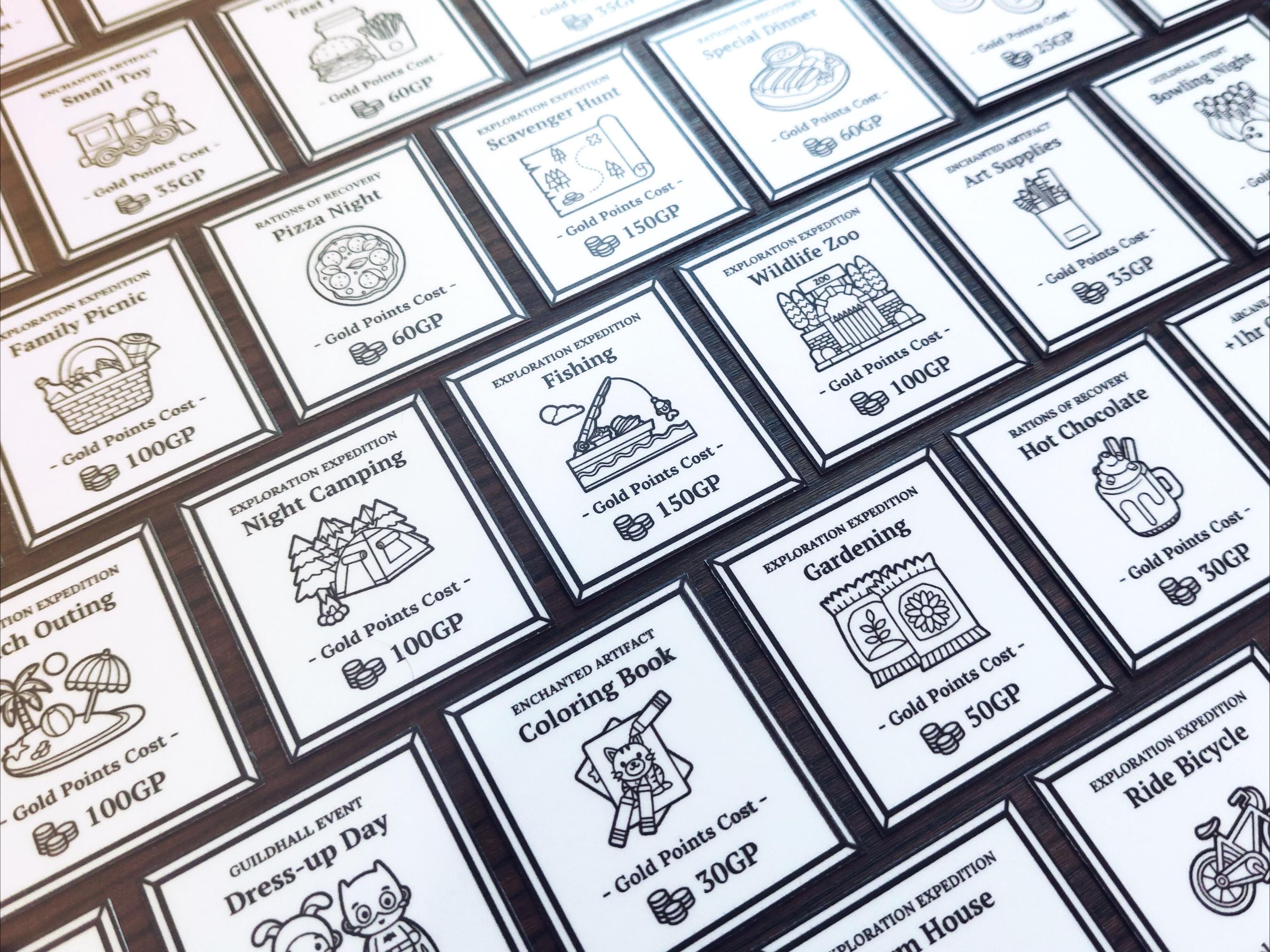 ADHD Chore Chart for Kids Deluxe Pack: A Dnd-inspired and A Fun Way to ...