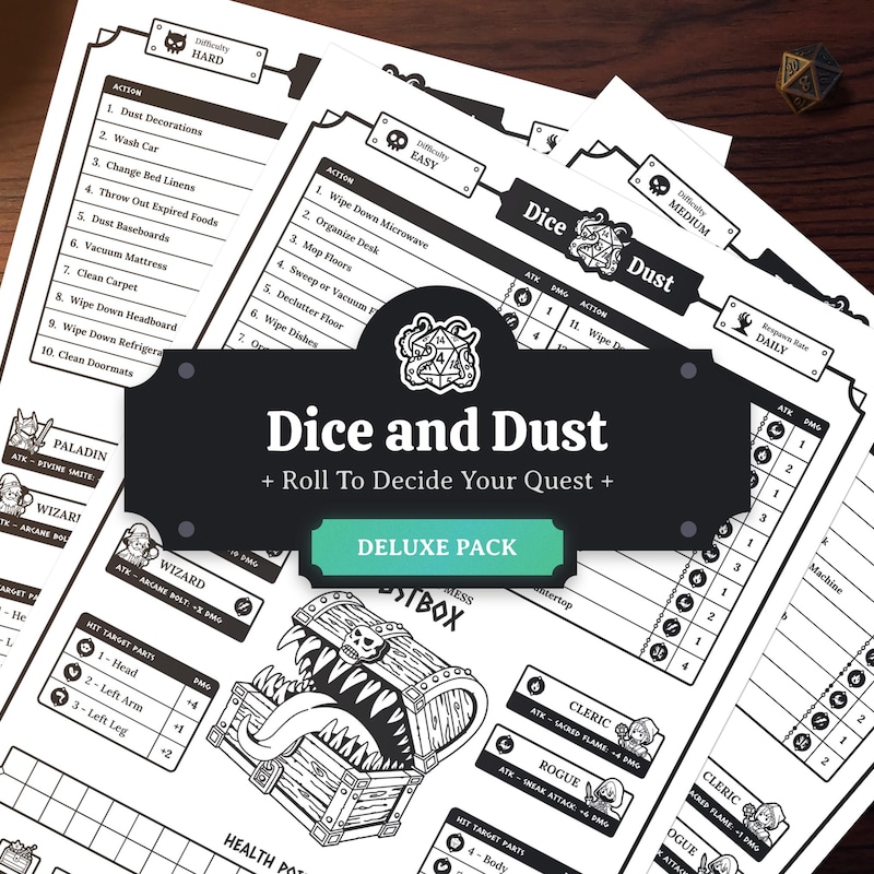 Adhd Dnd Daily Planner - Etsy