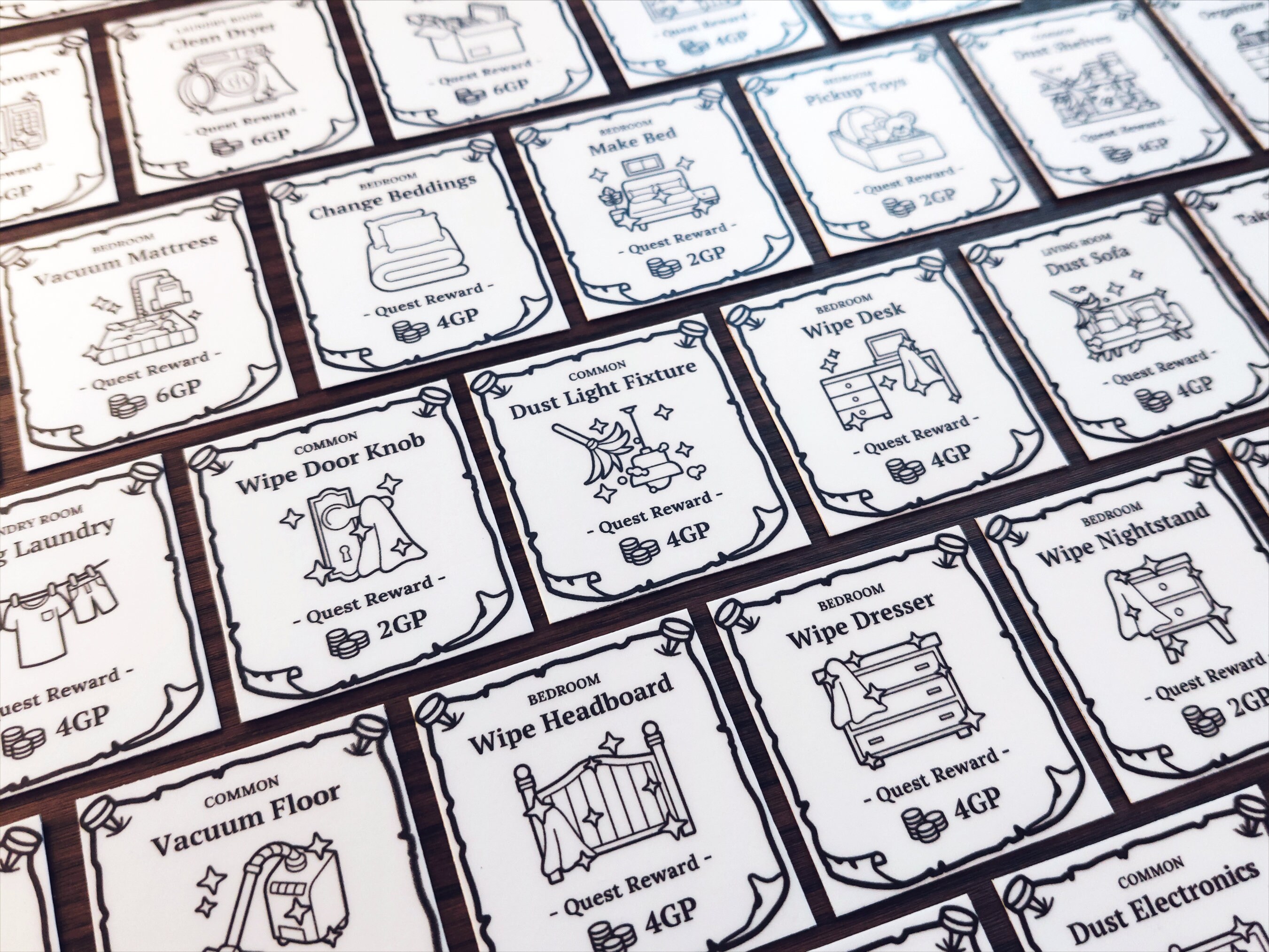 DND Inspired Chore Chart for Kids: Adhd-friendly With Fun Reward System ...