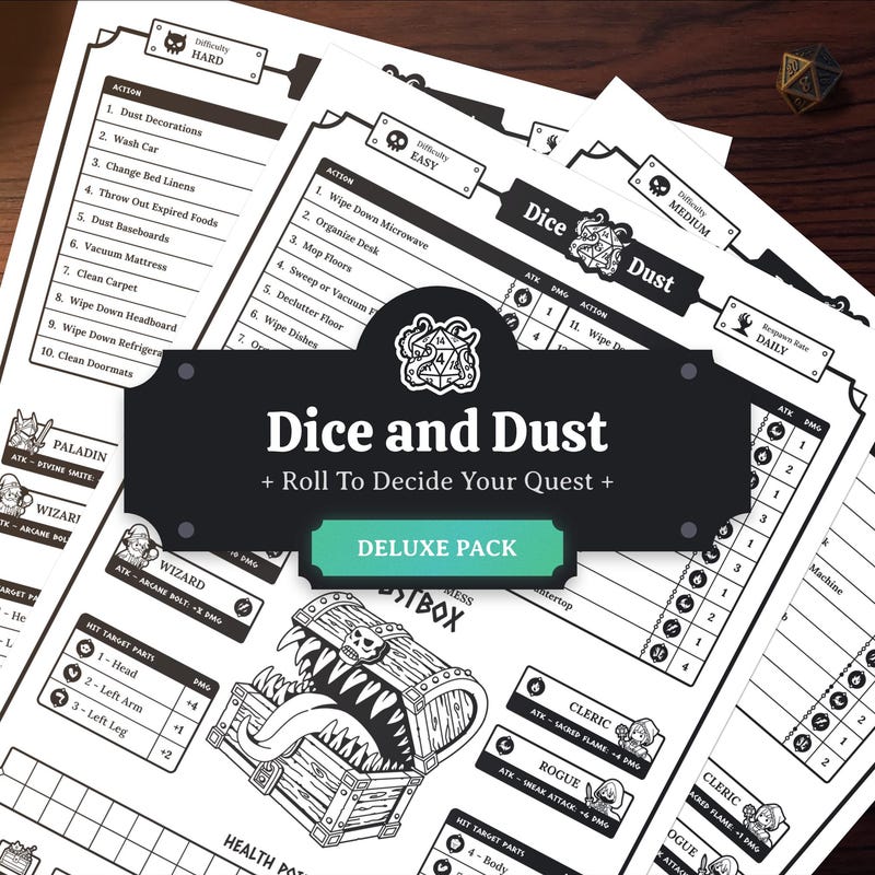 Adhd 2.0 Charts - Etsy