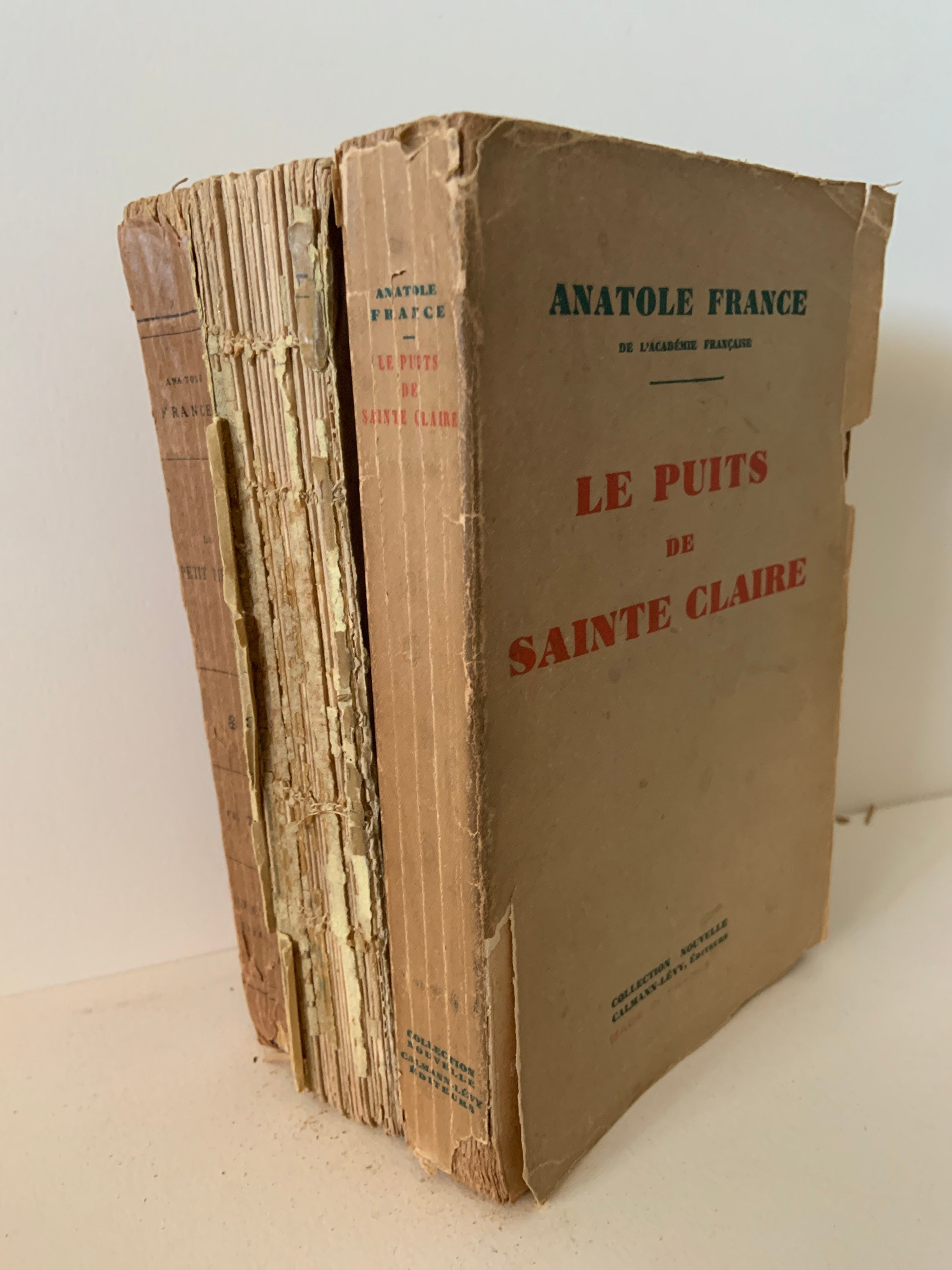 Anatole France Trio Book Set Decor or Read Paris - Etsy