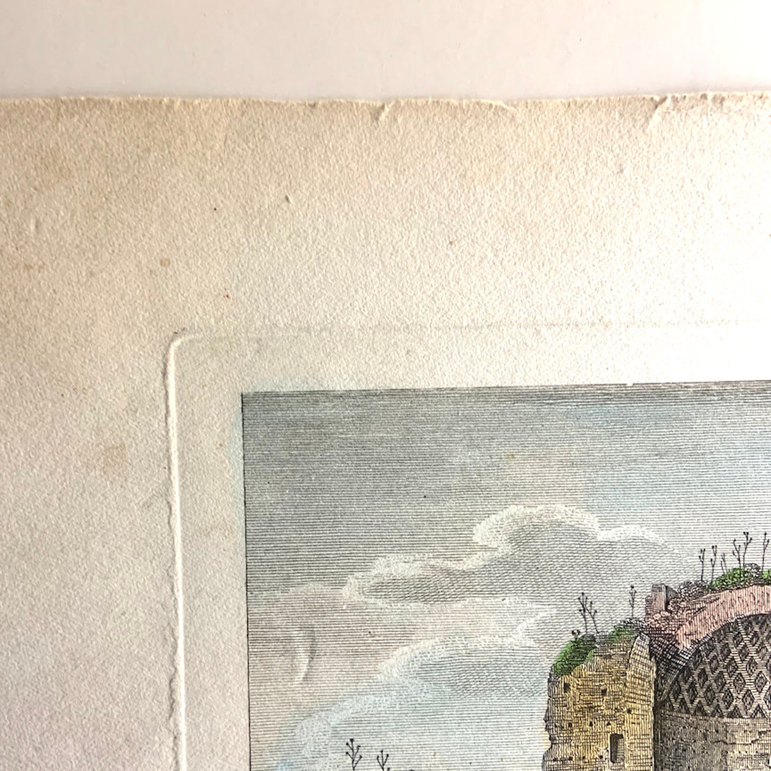 19th Century Temple of Venus in Rome Engraving - Etsy