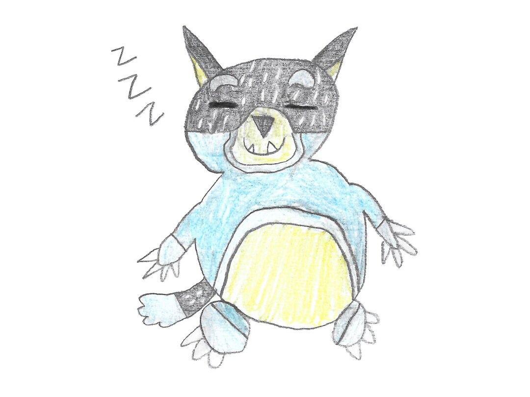 Snordit: Anime Monster & Cartoon Heeler Mash-up Drawing - High Quality ...