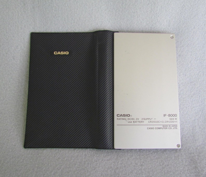 Rare 1987 Casio IF-8000 Digital Diary Mint Condition - Etsy