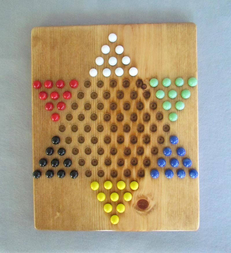 Chinese Checker Board - Etsy