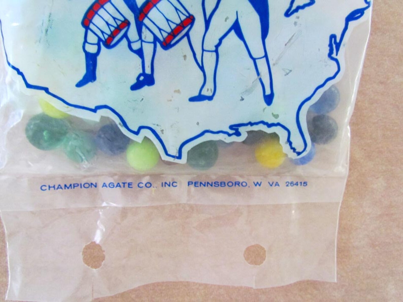 Bicentennial Special Pack of Marbles by Champion Agate - Etsy