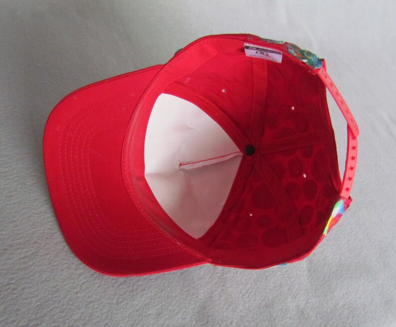 Unique Red Ball Cap With Over 100 Fabric Marbles Glued to It - Etsy
