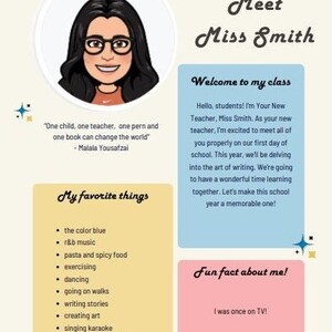 Editable Meet the Teacher Template | Transition Day Activities | Back ...