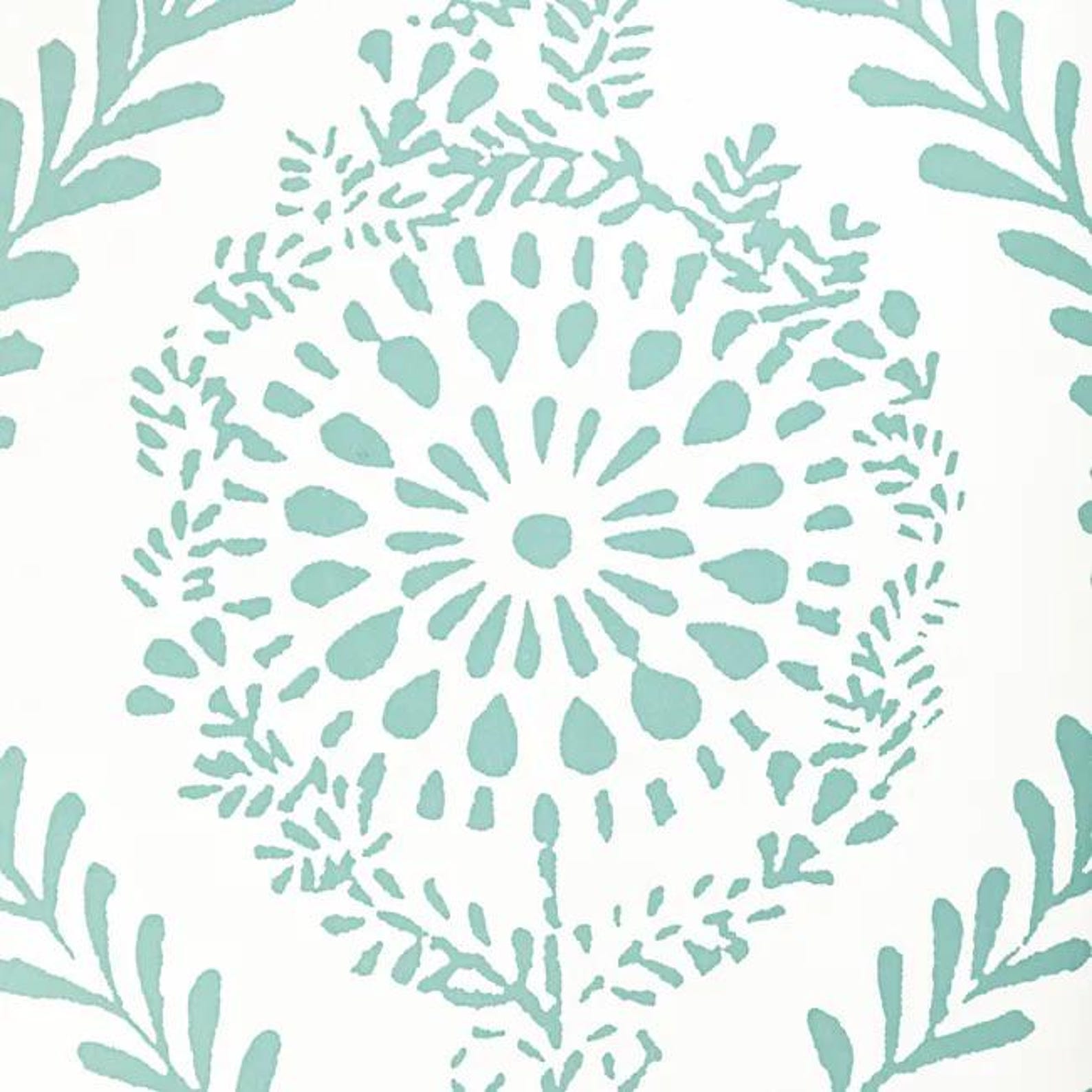 Brunschwig & Fils MARINDOL II Wallpaper Aqua - 1 Roll - Etsy