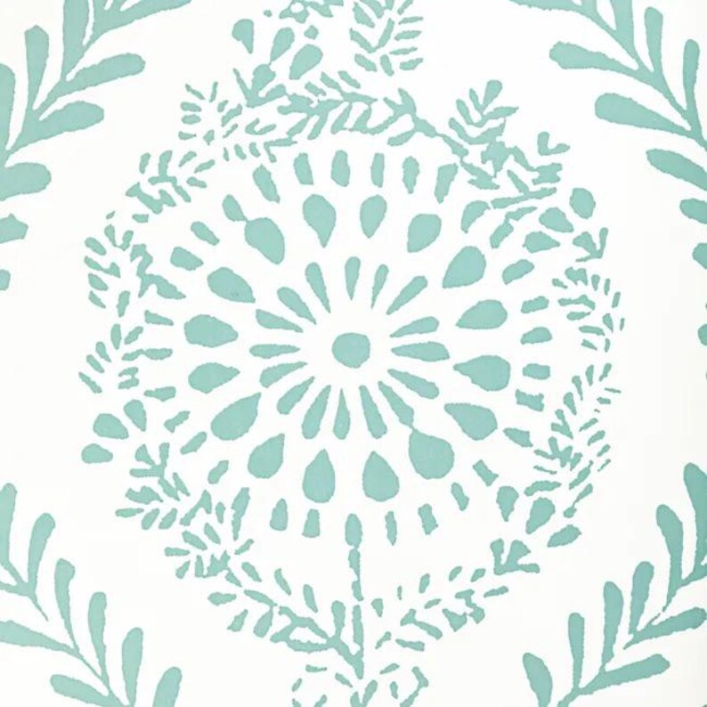 Brunschwig & Fils MARINDOL II Wallpaper Aqua - 1 Roll - Etsy