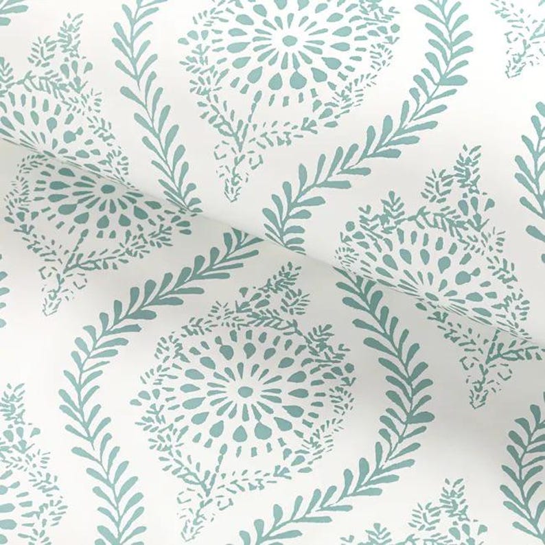 Brunschwig & Fils MARINDOL II Wallpaper Aqua - 1 Roll - Etsy