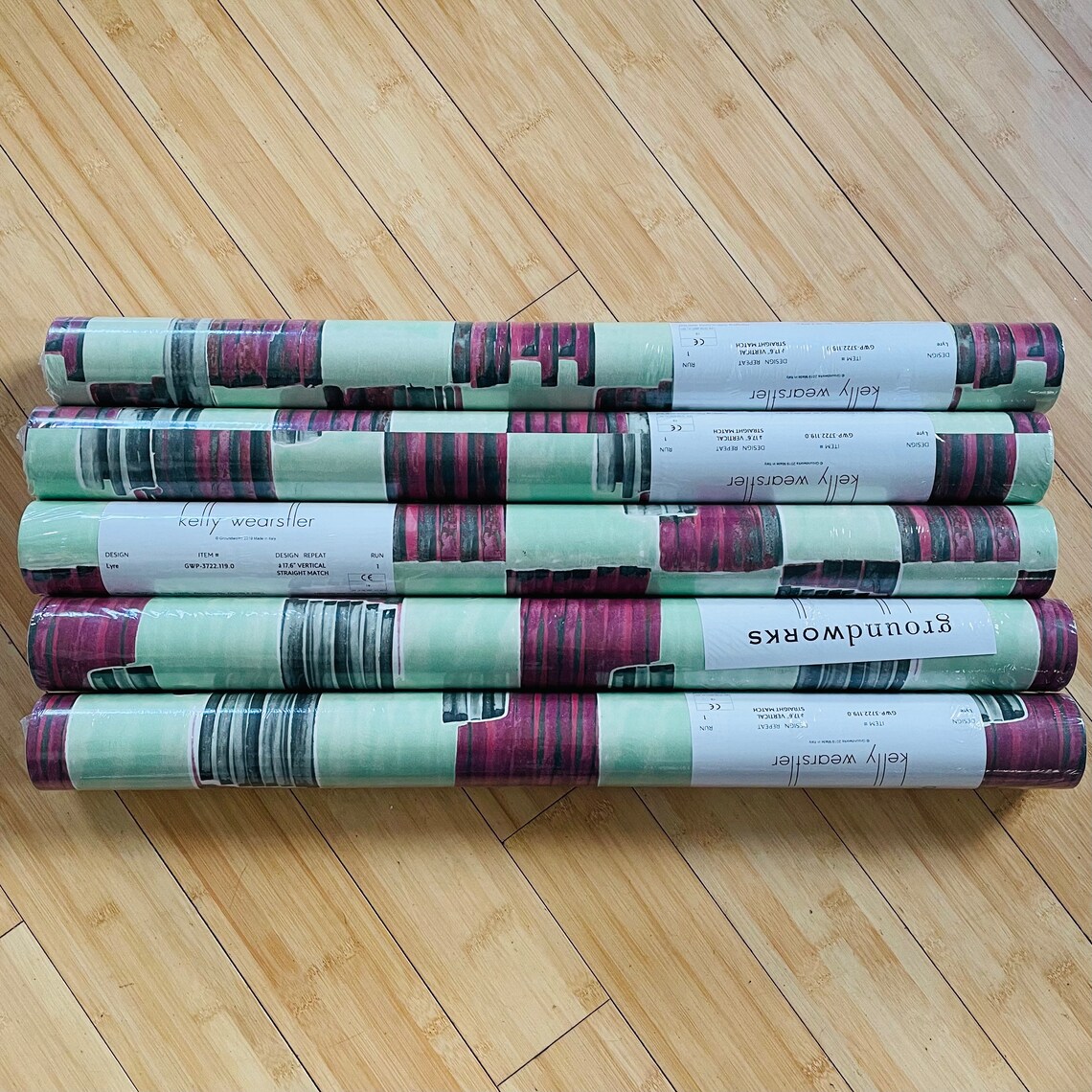 Kelly Wearstler & Groundworks LYRE Wallpaper LOTUS Colorway Kravet - Etsy