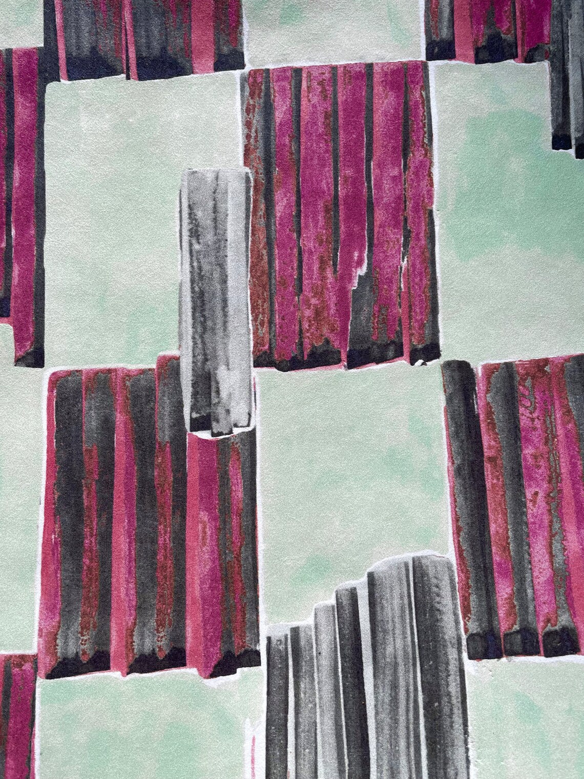 Kelly Wearstler & Groundworks LYRE Wallpaper LOTUS Colorway Kravet - Etsy