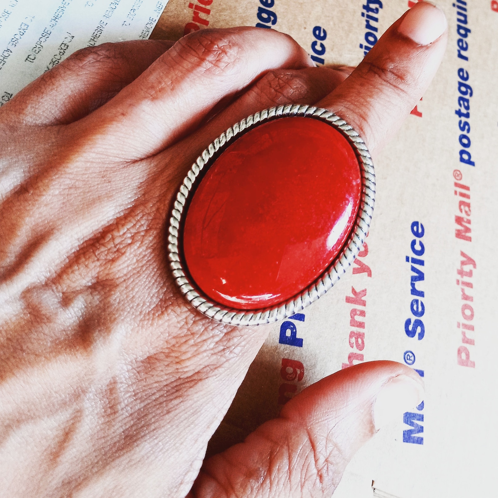 Cocktail Rings for Women Plus Size Rings W/ Adjustable Band - Etsy