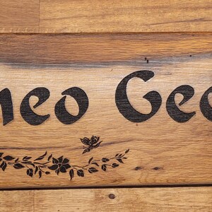 Personalized Wooden Nameplate - Etsy