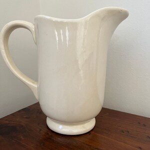Vintage Pitcher With Folk Art Design - Etsy