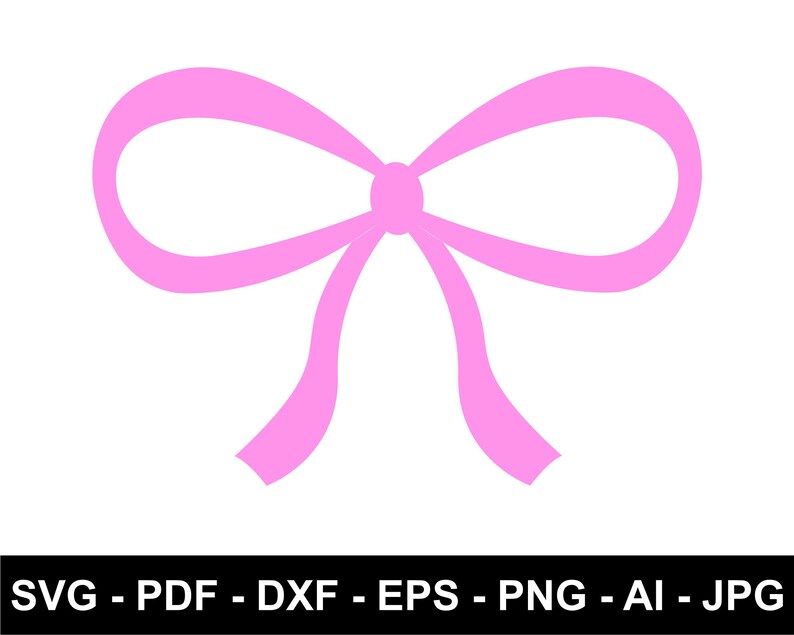 Bow Svg Laser Cut Files Bow Digital Cut File for Cricut Printable Png ...