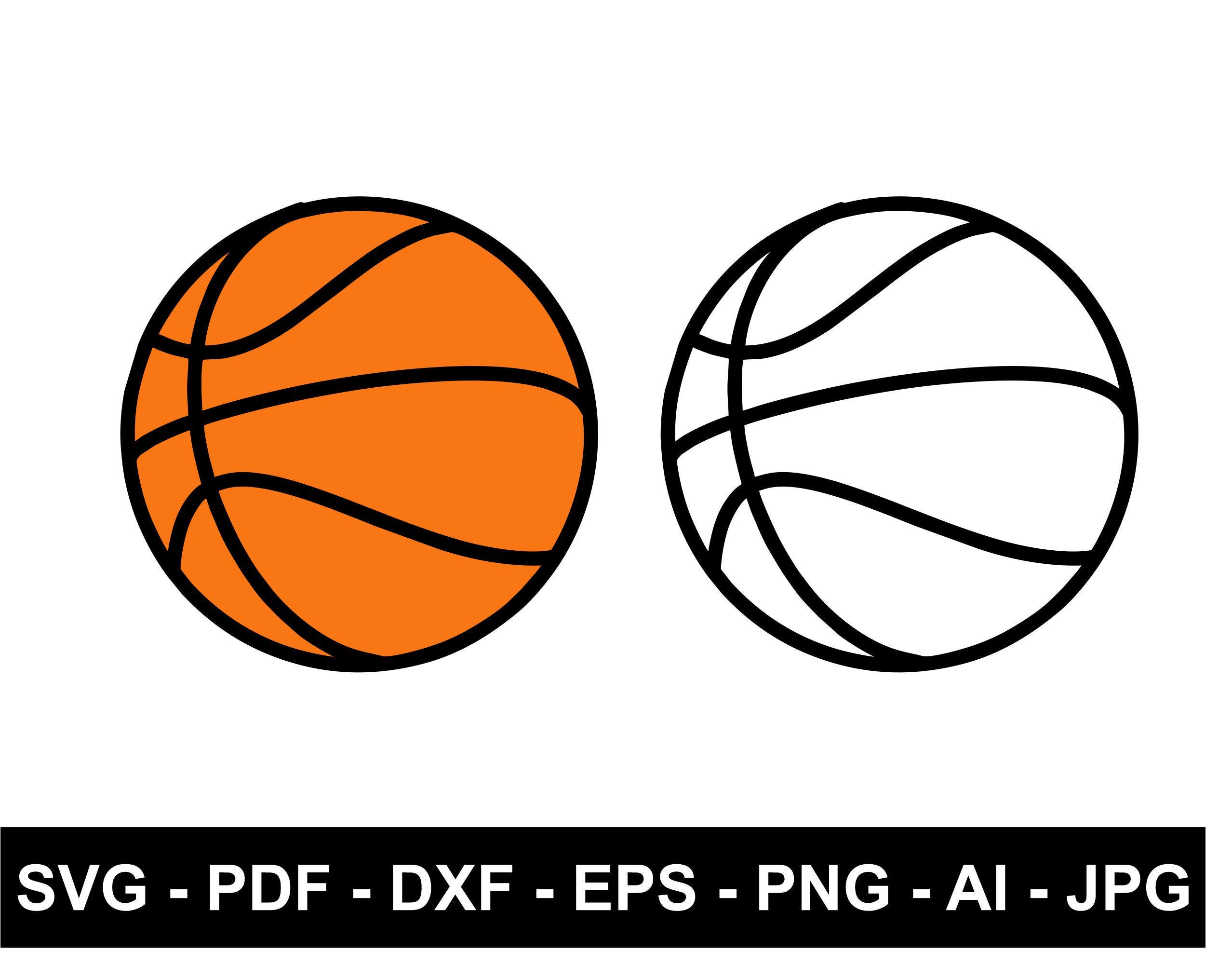 Basketball Svg Files, Basketball Cut Files, Basketball Vector Files ...