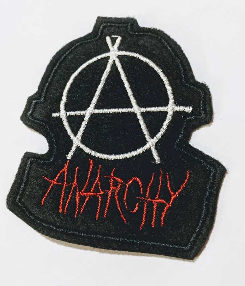 Anarchy Embroidered Patch - Etsy
