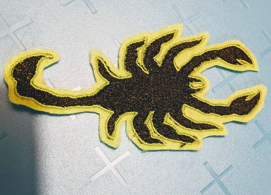 Scorpion Embroidered Patch - Etsy