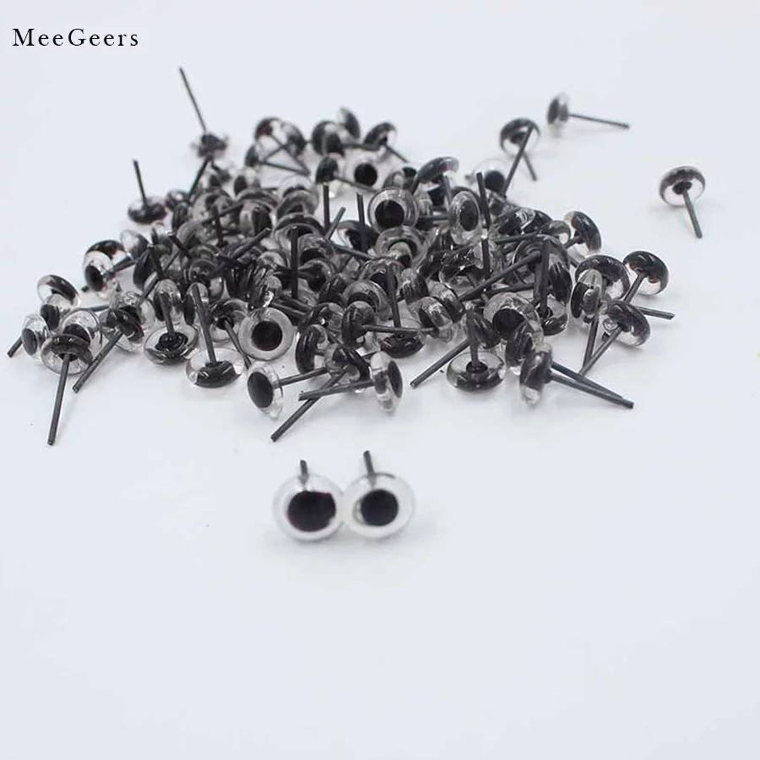 24 Mixed Sizes Glass Small Pin Eyes Total of 24 Eyes Special Order for ...