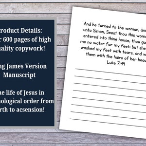 Copywork Bible Copywork Charlotte Mason Homeschool Curriculum KJV ...