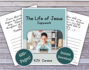 Copywork Bible Copywork Charlotte Mason Homeschool Curriculum KJV ...