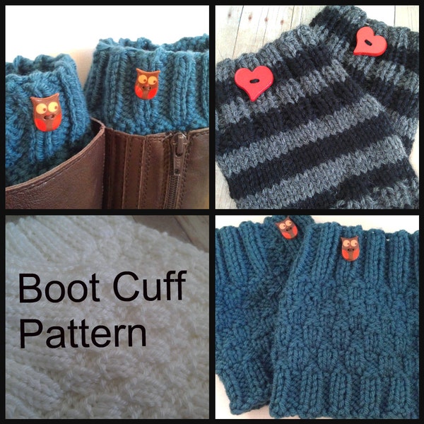 Boot Toppers Pattern - Etsy