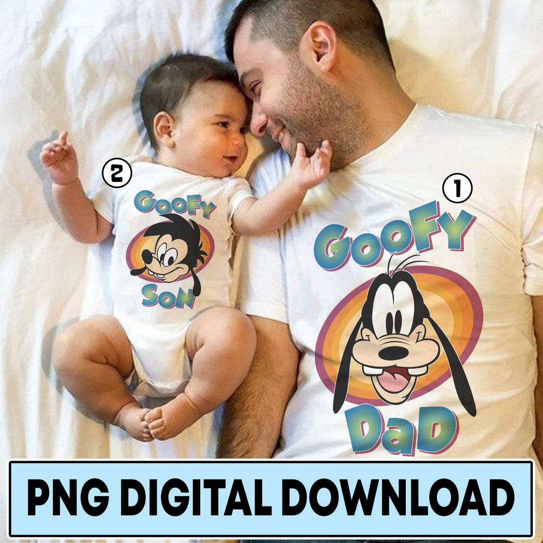 Goofy Dad Goofy Son Png, Dad and Son Png, Disneyland Goofy Dad Png ...