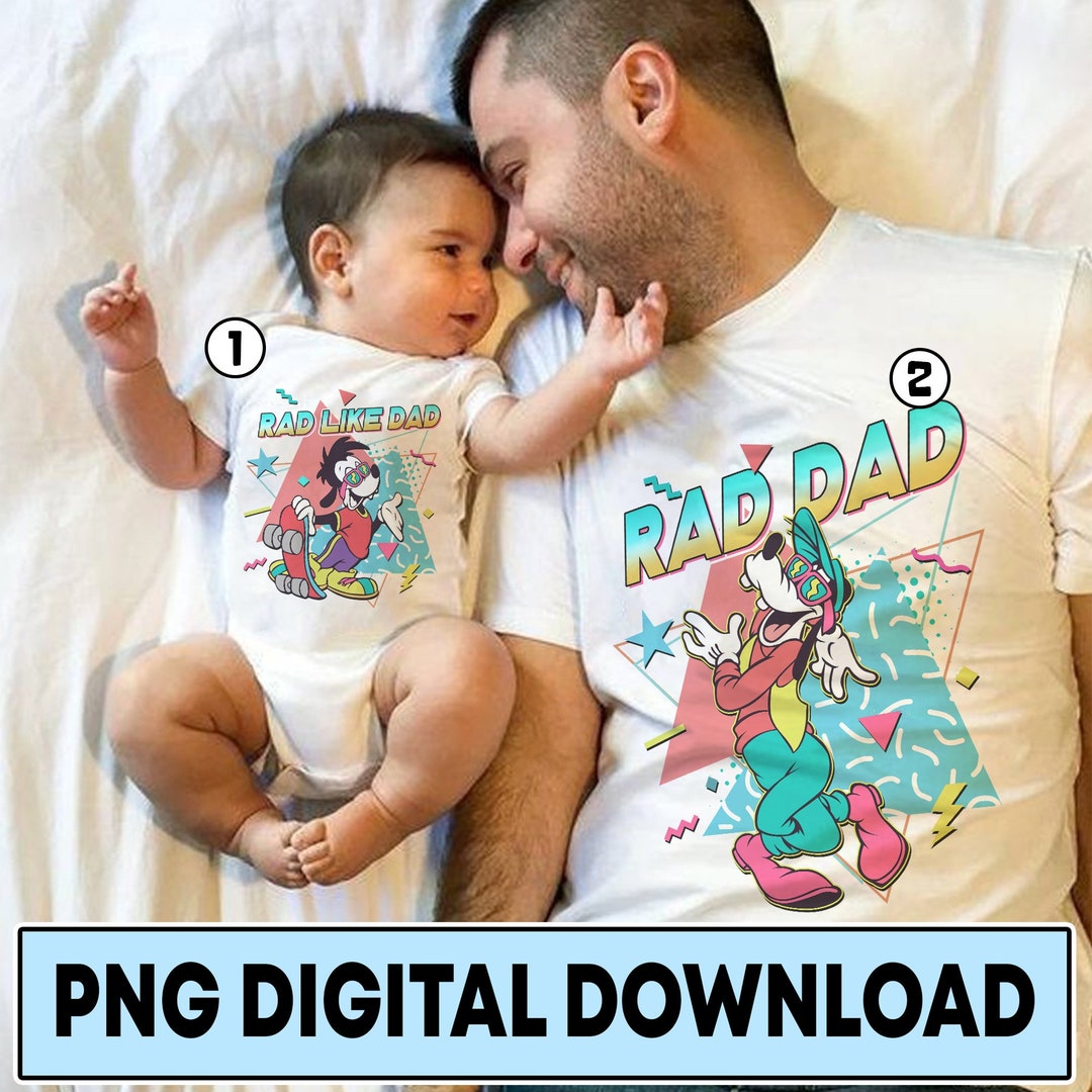 Goofy Dad Goofy Son Matching Png, Dad and Son Png, Disneyland Goofy Dad ...