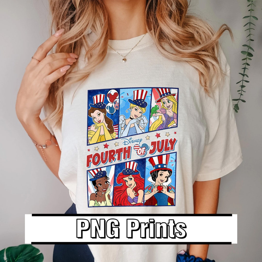 Disneyland Princess Fourth of July PNG File 4th of July Princess PNG ...