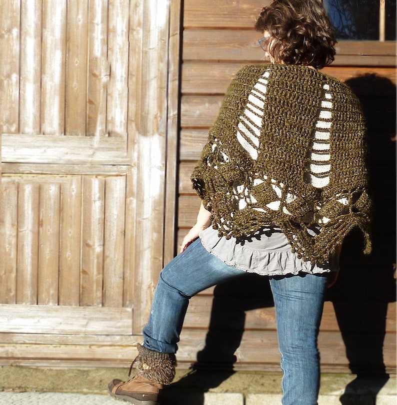 Open Spaces Shawl PDF Crochet Pattern to Make Stunning Shawl - Etsy