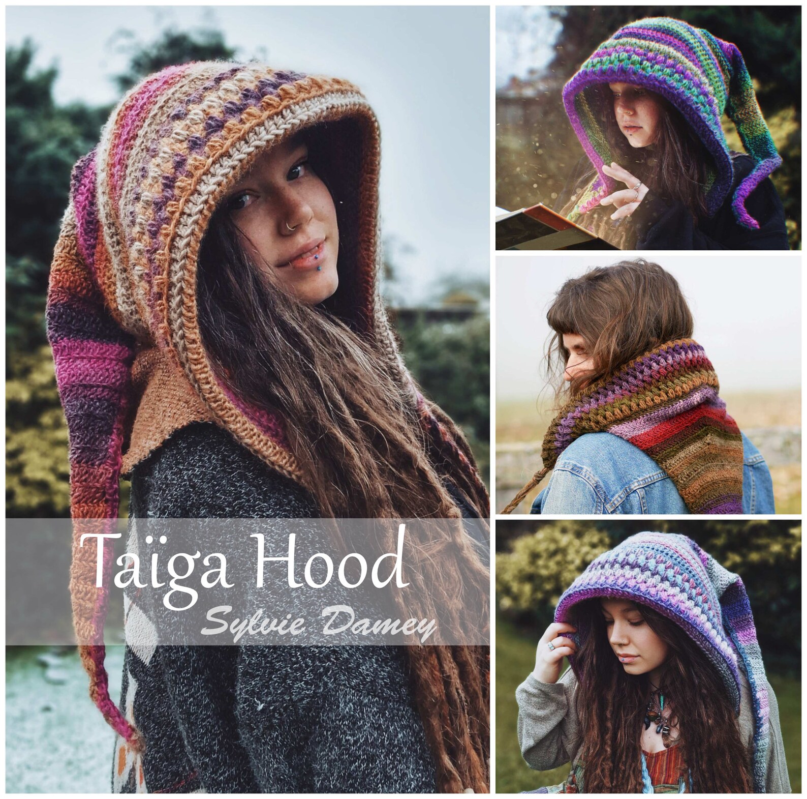 3 CROCHET Elf Hoods PATTERNS in PDF Pixie Fairy Hats for - Etsy