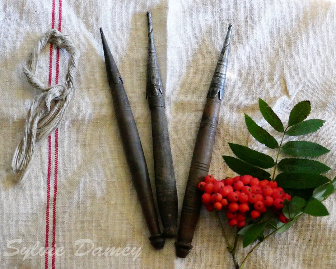 Choose Your Antique French Spindle With Metal Cap * RARE Find * - to ...